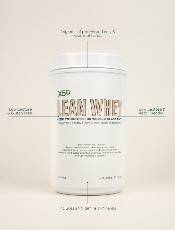 X50 100% Lean Whey Protein